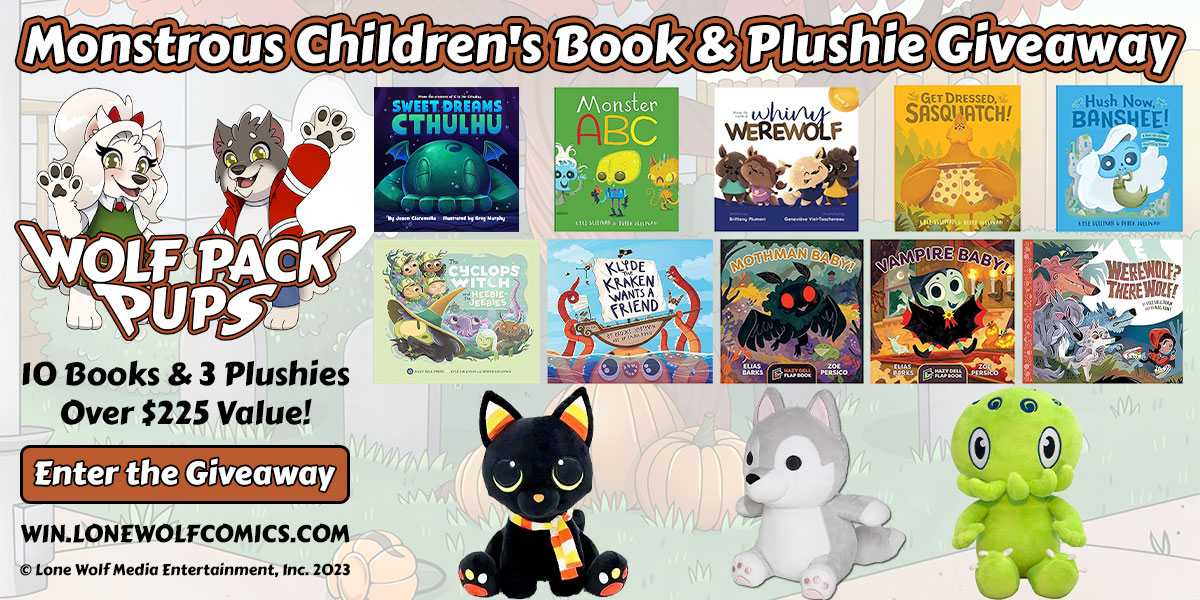 WOLF PACK PUPS Presents the Monstrous Children’s Book & Plushie Giveaway